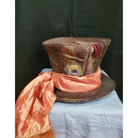 Disney | Accessories | Disney Adult Mad Matter Costume Hat Alice In ...
